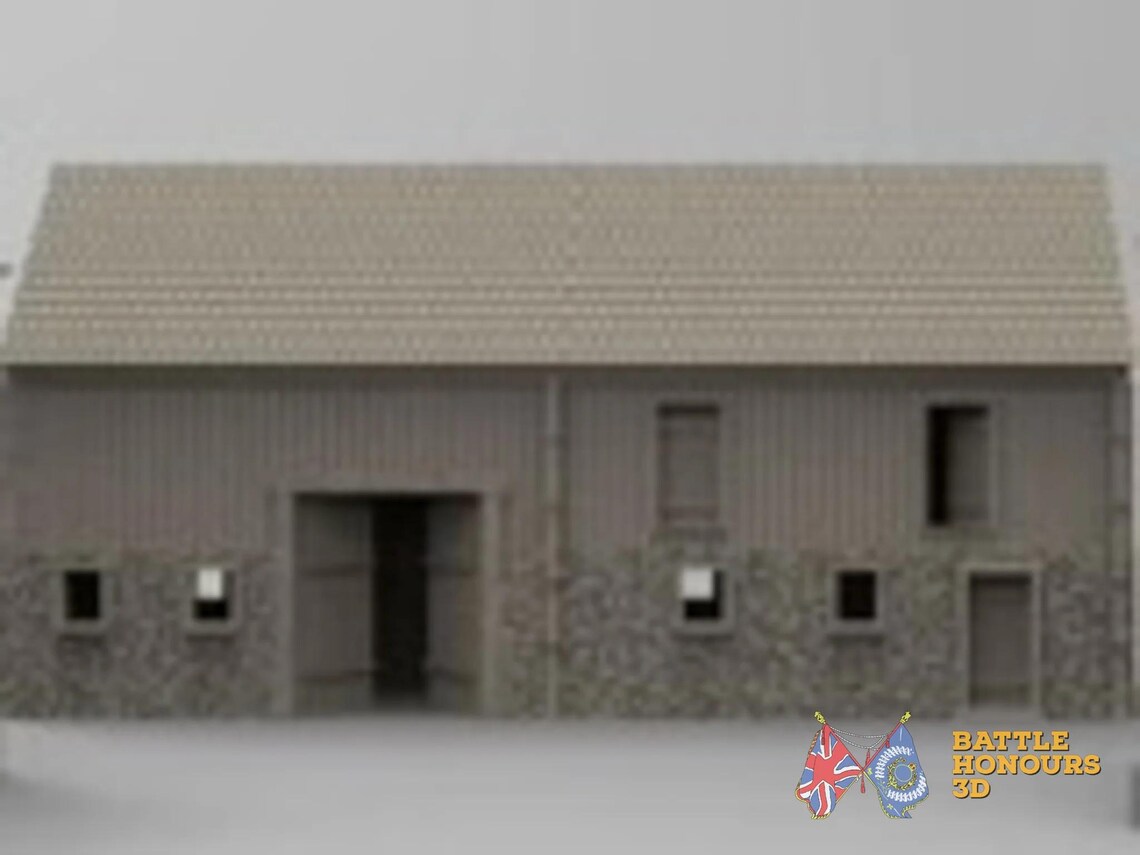 German Border Shed/barn - 3D Printed for Histotical Wargaming ...