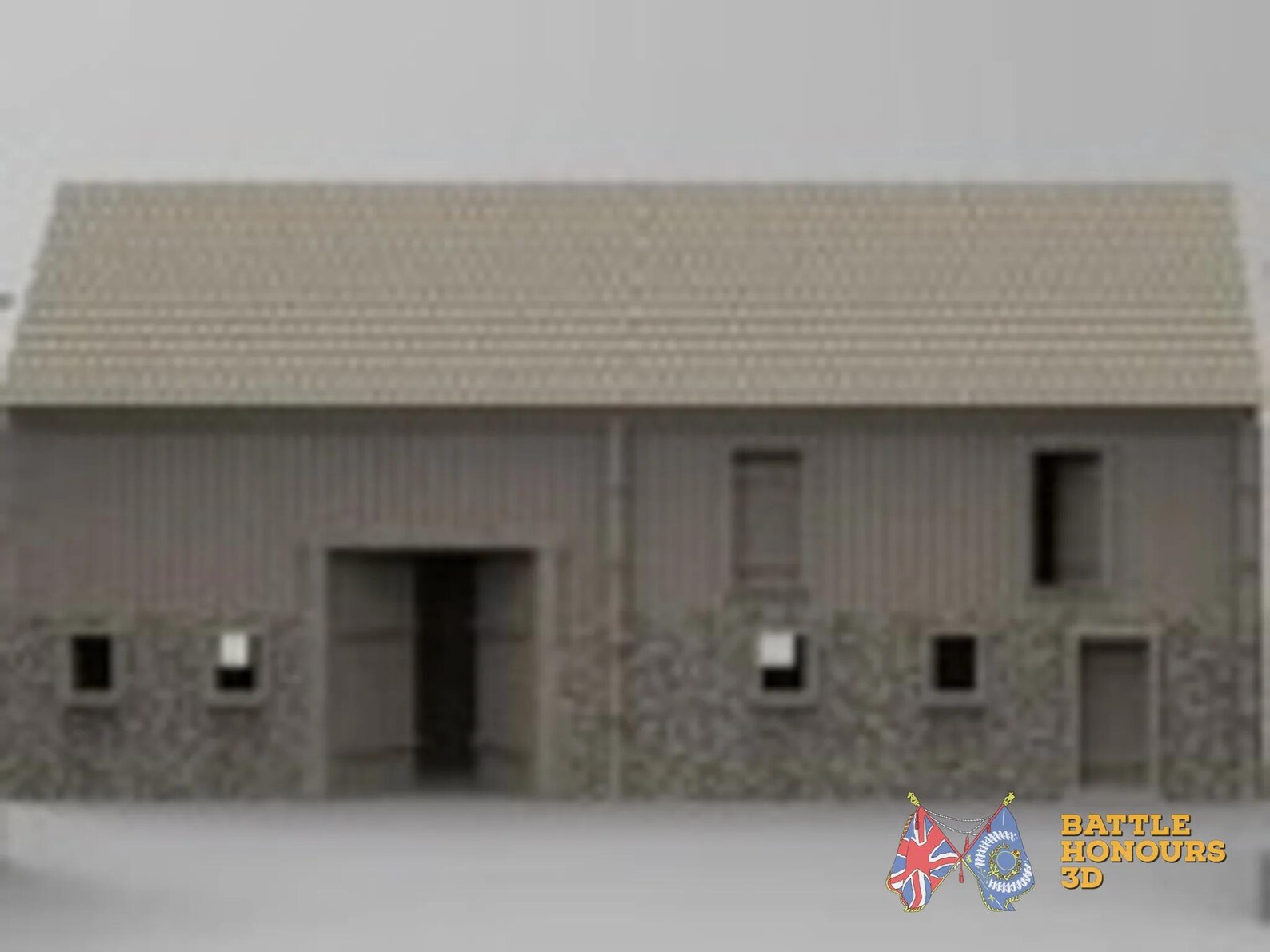German Border Shed/barn - 3D Printed for Histotical Wargaming ...