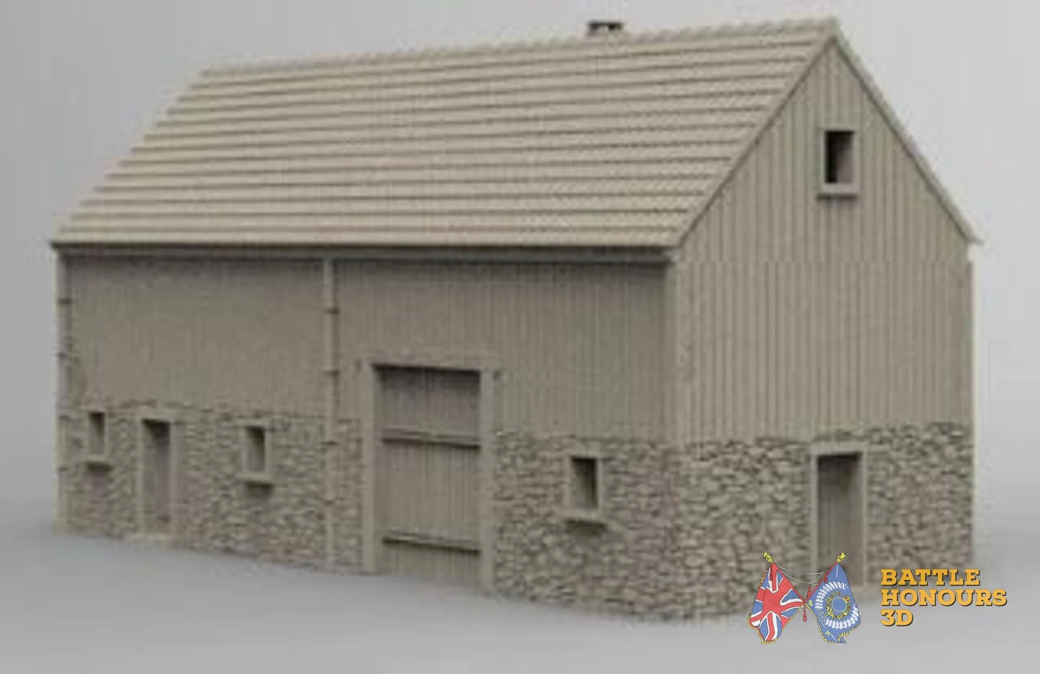 German Border Shed/barn - 3D Printed for Histotical Wargaming ...