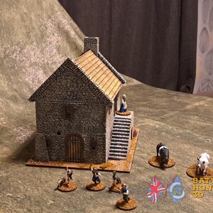 Bastle With Stairs - High-detail 3D Prints for Wargaming, Dioramas ...