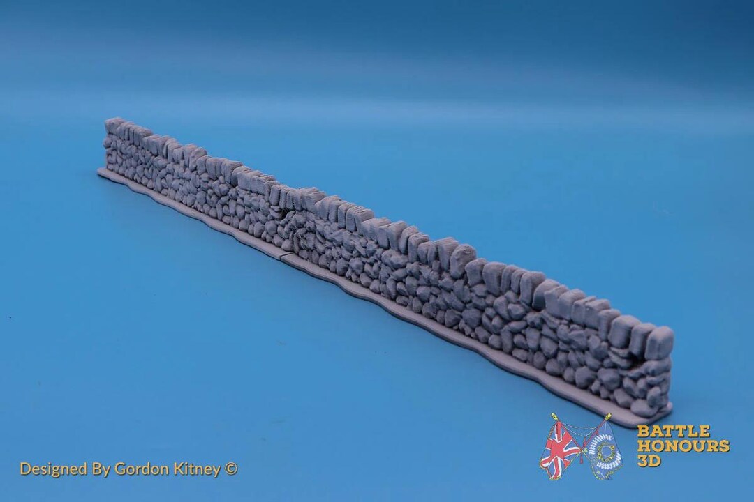 Stone Field Walls Terrain (variant 2) - 3D Printed for Histotical ...