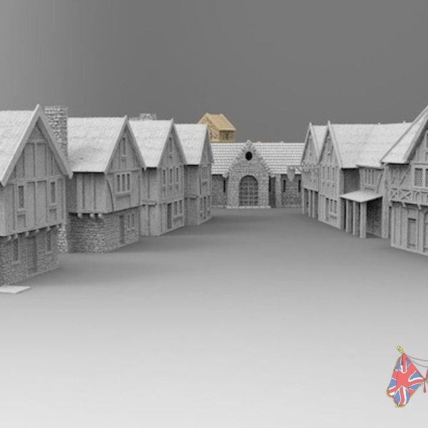 28mm Medieval Buildings - Etsy
