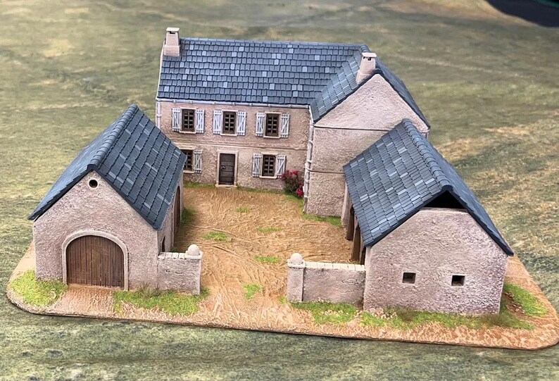 French Farmyard Variant 3 - 3D Printed for Histotical Wargaming ...