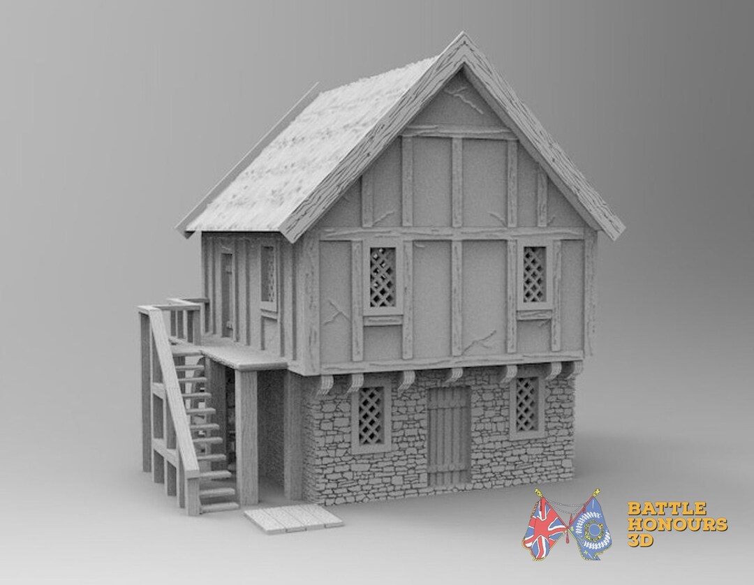 Medieval Watermill 6mm, 10mm, 15mm, 20mm, 25mm, 28mm wargames ...