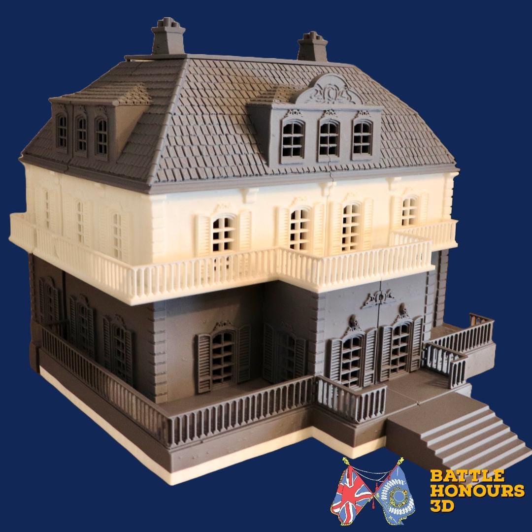 French Maison De Maître - 3D Prints for Wargaming, Dioramas, Collectors ...
