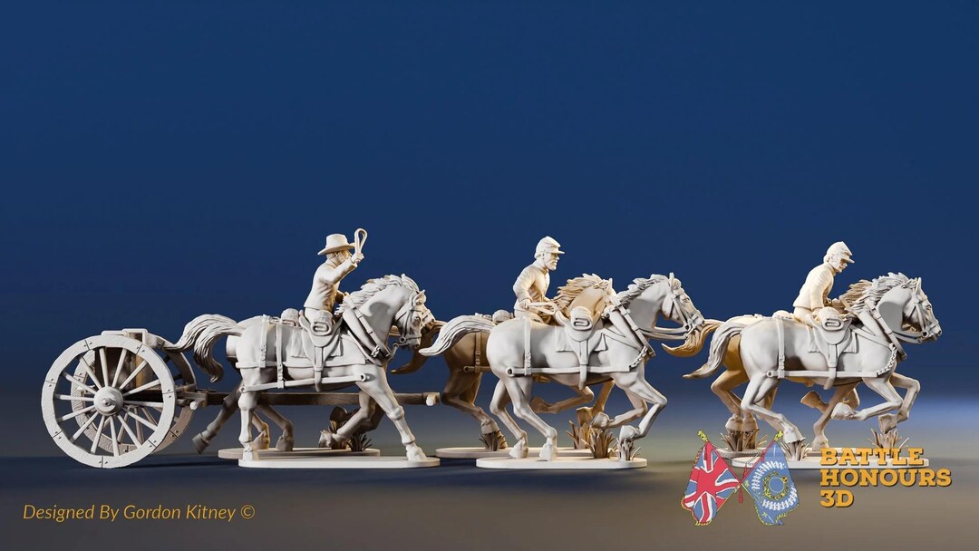 CSA-6 Pferd Limber galoppierendes Futter - 3D gedruckt für historisches ...