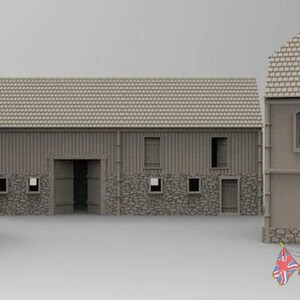 German Border Shed/barn - 3D Prints for Wargaming, Dioramas, Collectors ...