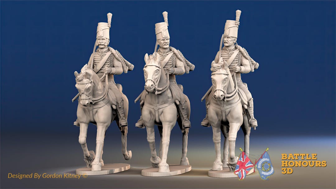 Spanish Hussars Trotting - 3D Prints for Wargaming, Dioramas ...