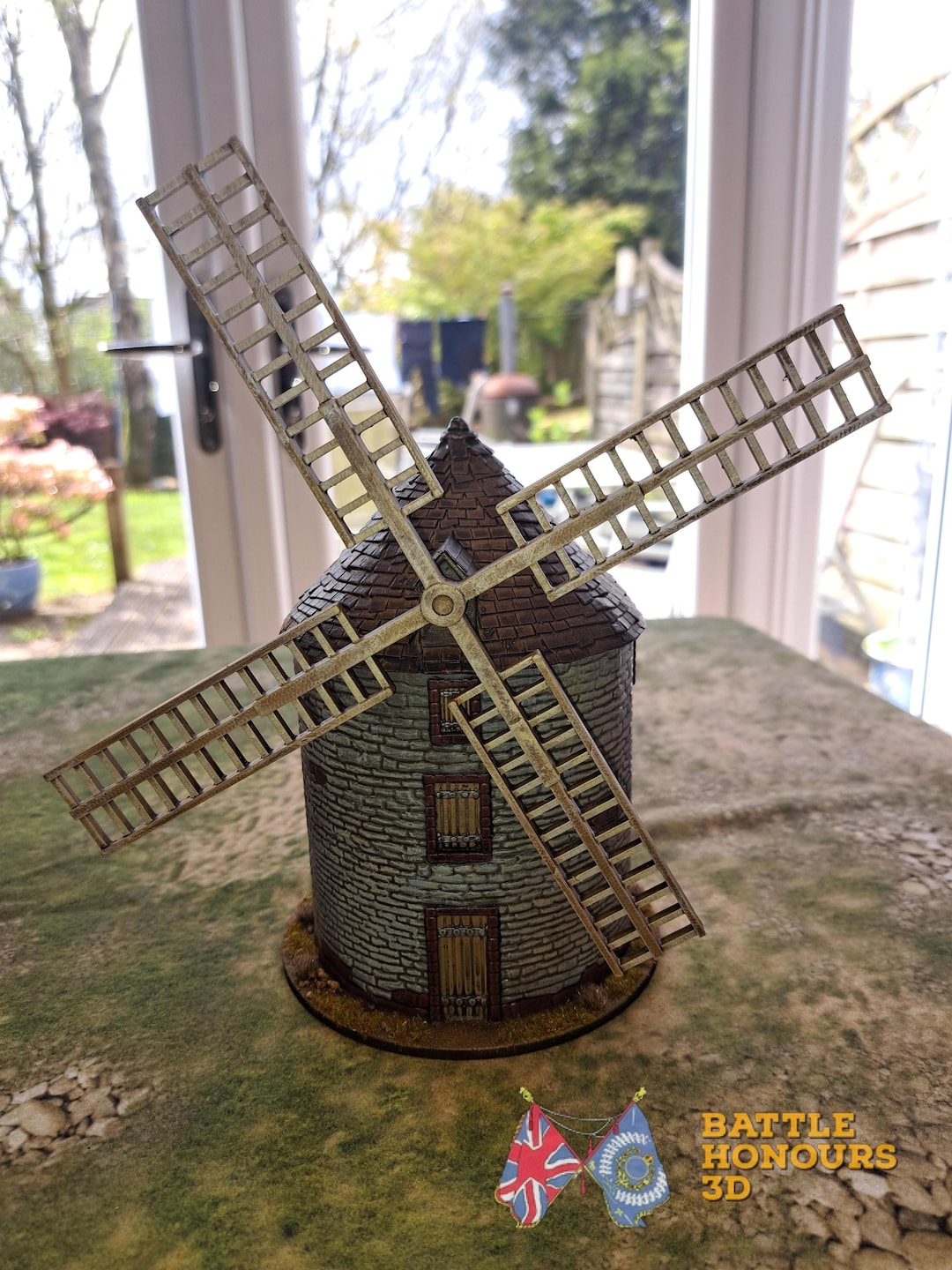 Normandy Windmill High-detail 3D Prints for Wargaming, Dioramas ...