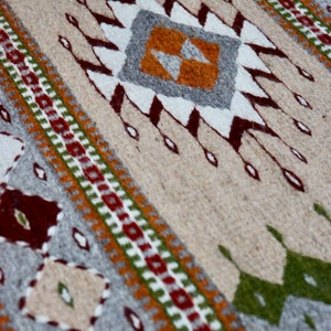 One of a Kind Traditional Aztec Mexican Rug/tapestry - Etsy