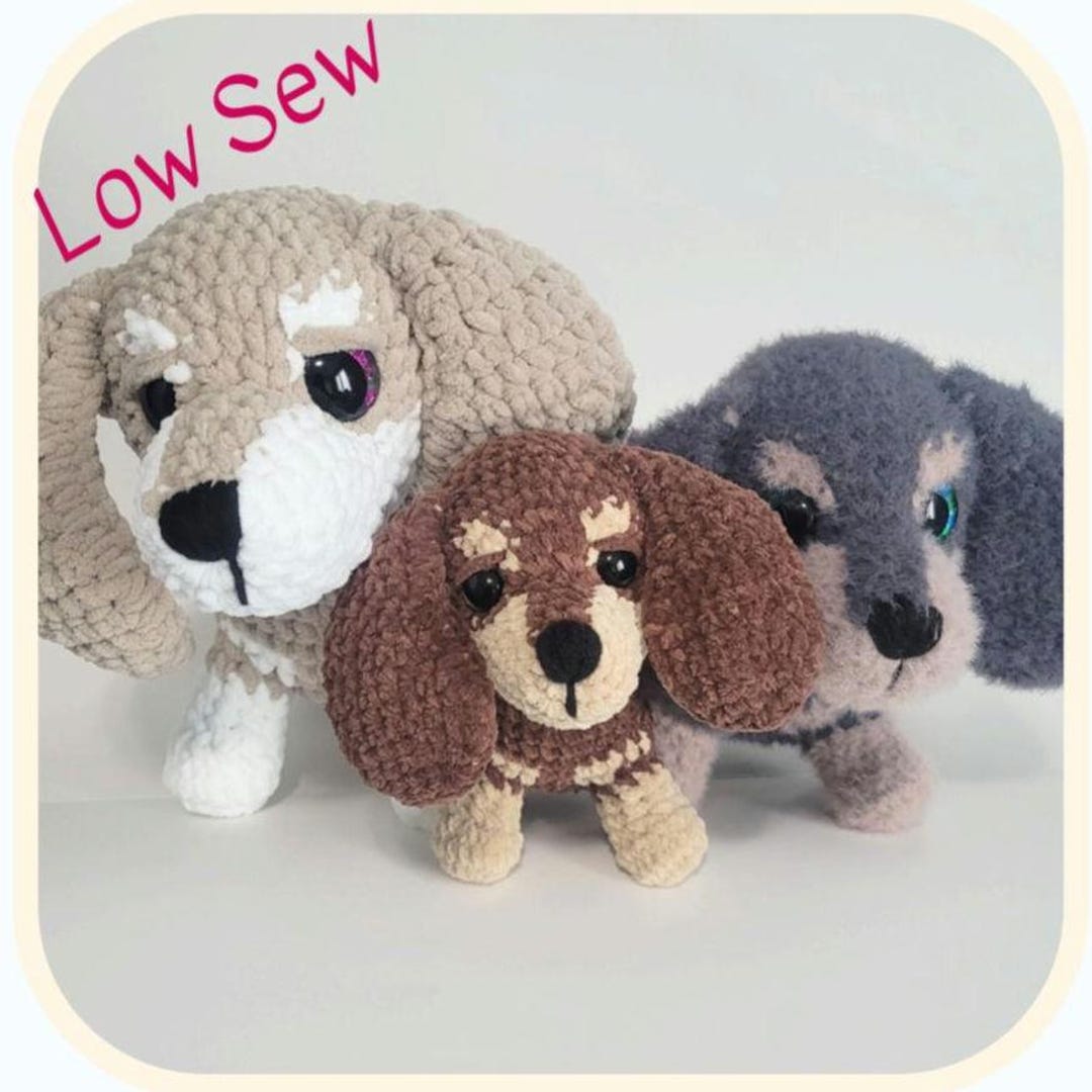 Low Sew Alaric Crochet Pattern, Dachshund, Dog, Amigurumi PDF - Etsy