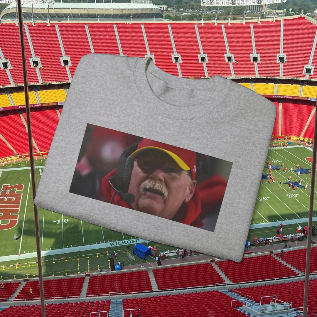 Super Bowl Champs Andy Reid Frozen Mustache Unisex Heavy Blend ...