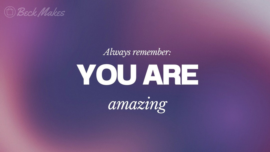 Empowering Laptop Wallpaper: Inspiring Positive Vibes for Your ...