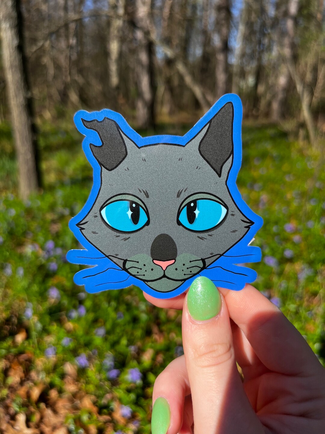 Coraline Cat Sticker - Etsy