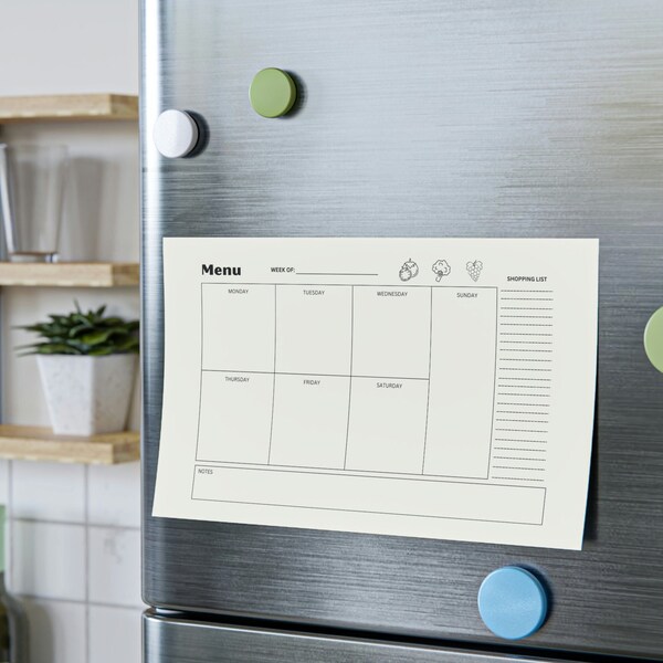 Weekly Sticky Note - Etsy