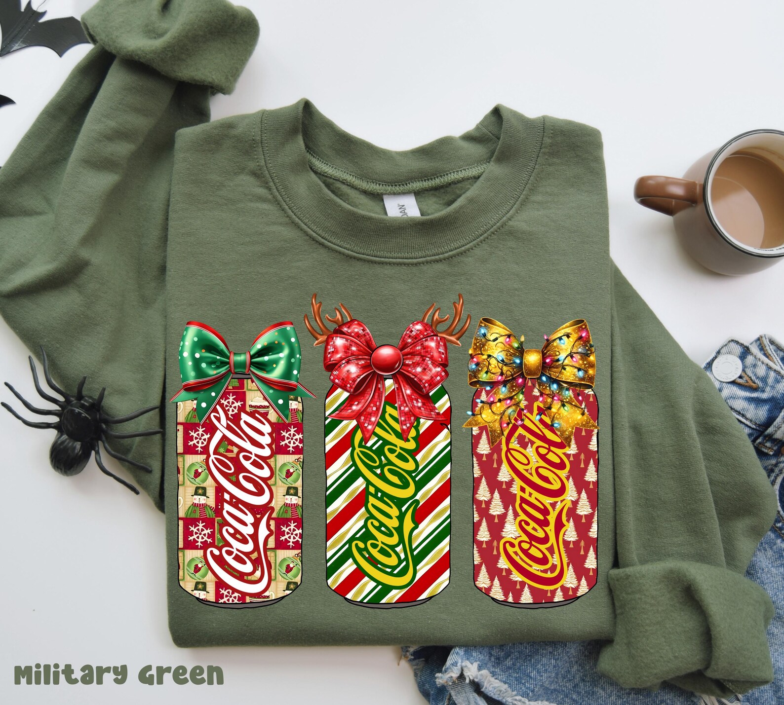 Christmas Coca-cola Sweatshirt, Soda Fan Gift - Etsy