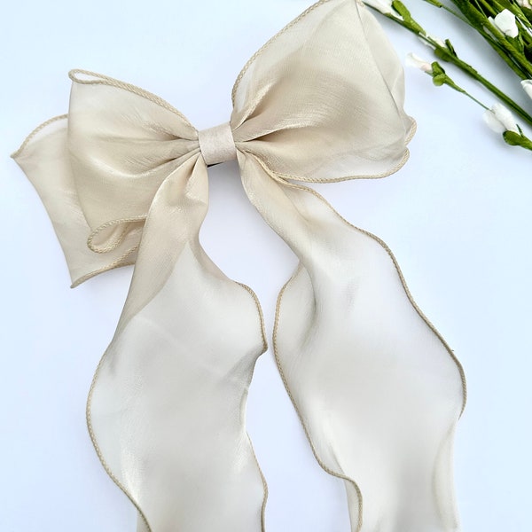 Flower Girl Hair Bow - Etsy