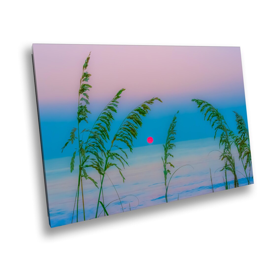 OBX Outer Banks Pink Sunrise Wall Art Photography Home Beach Decor ...