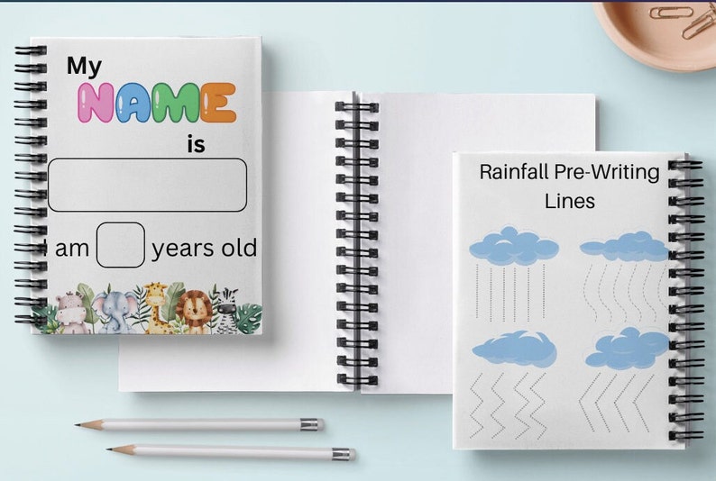 Children's Learning Journal - Etsy