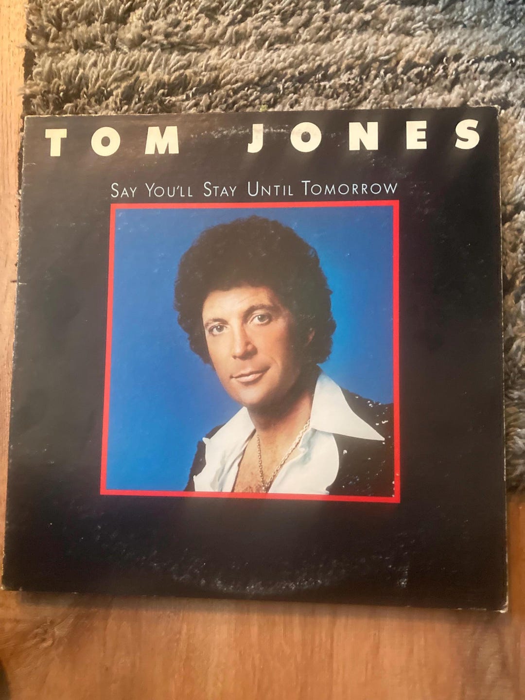 Tom Jones- Say You’ll Stay Until Tomorrow. Vinyl Record in VG+ ...