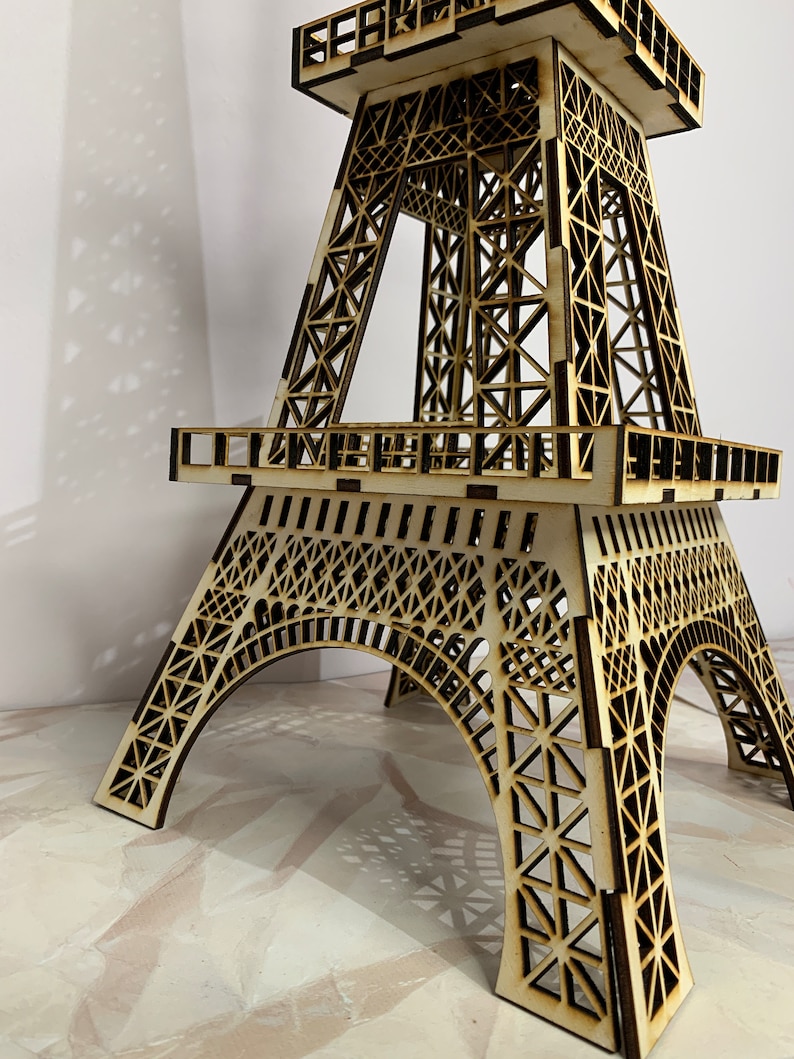 Eiffel Tower/laser Cutting/eiffel Tower 3d - Etsy