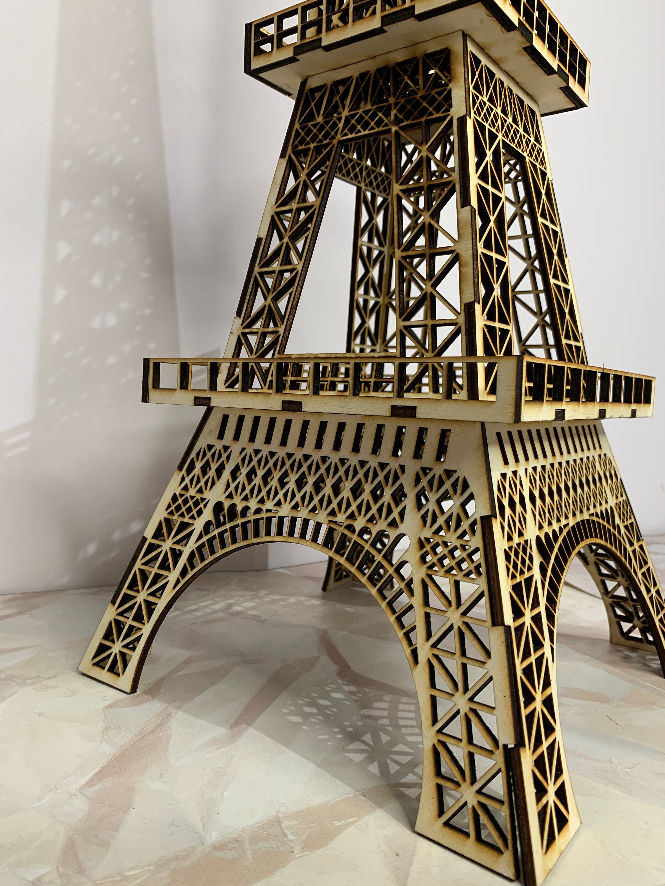 Eiffel Tower/laser Cutting/eiffel Tower 3d - Etsy