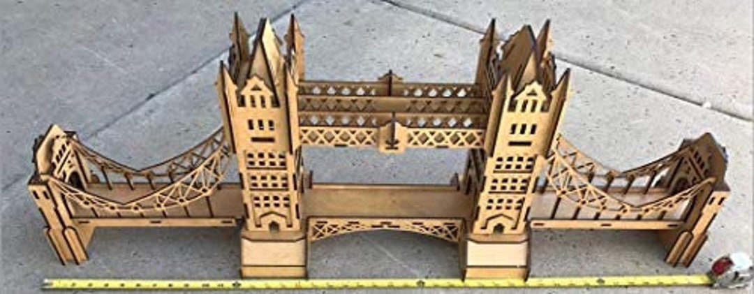London Bridge Puzzle 3d Laser Cut File - Etsy