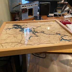 Laser Cut and Engrave File for Lake Nottely in Georgia - Etsy