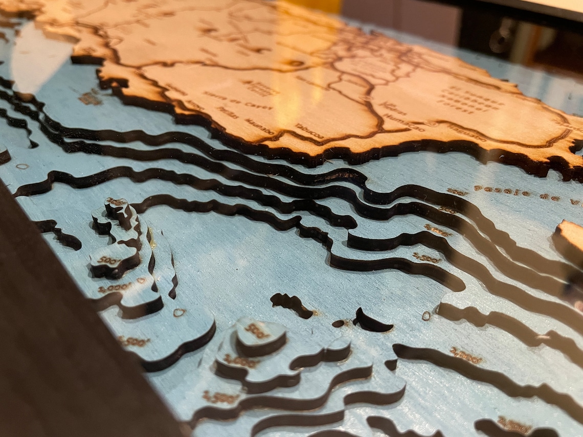 Laser Engrave and Cut Files for Map of Puerto Rico - Etsy