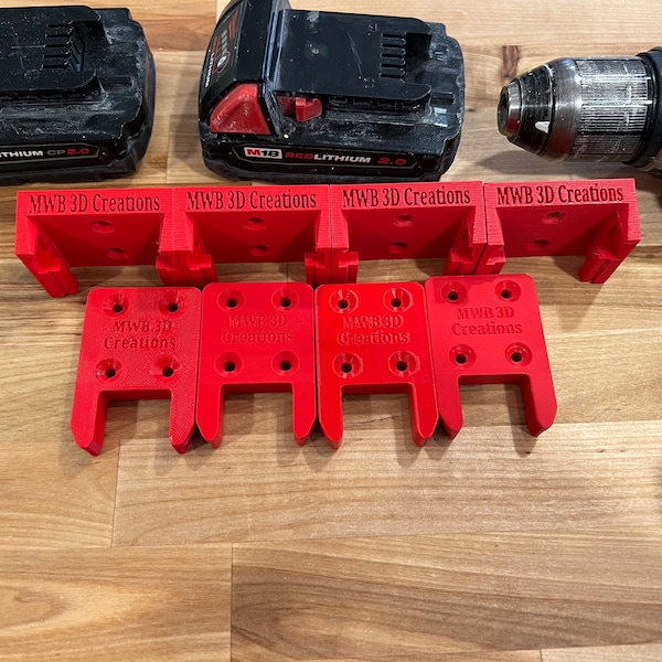M18 Battery Holder 3d Print - Etsy