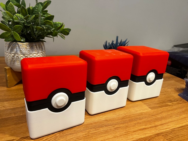 Pokémon Card Storage Chest - 3D Printed Pokémon Card Organizer ...