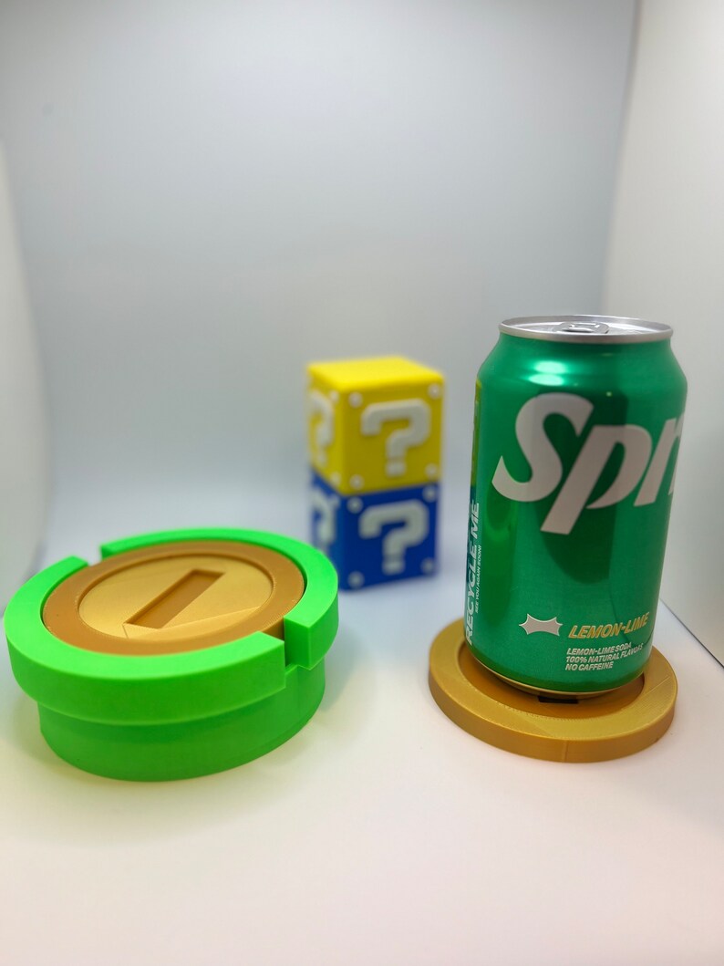 Super Mario Bros Coin Coasters Game Room Coasters Nintendo & Mario Fans ...