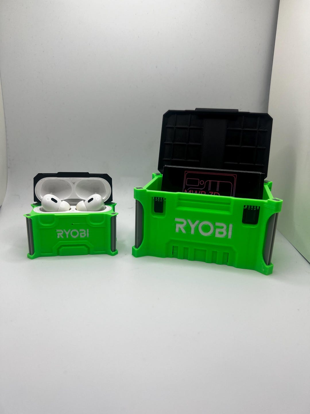Ryobi Gift Set Business Card Holder/stash Box & Airpods Pro Case ...