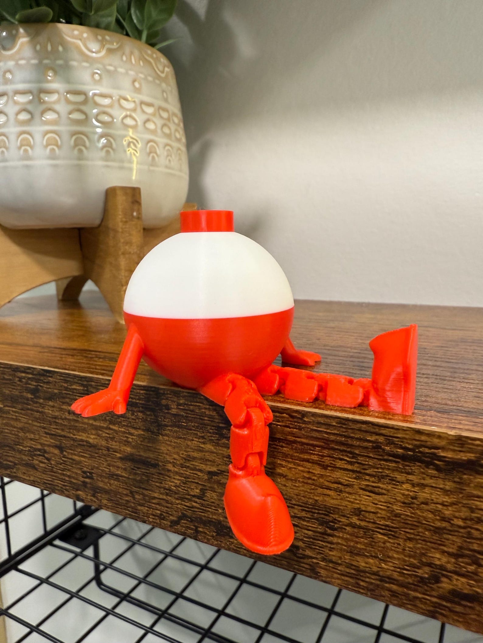 Articulated Fishing Bobber Buddy: Angler Desk Toy - Etsy