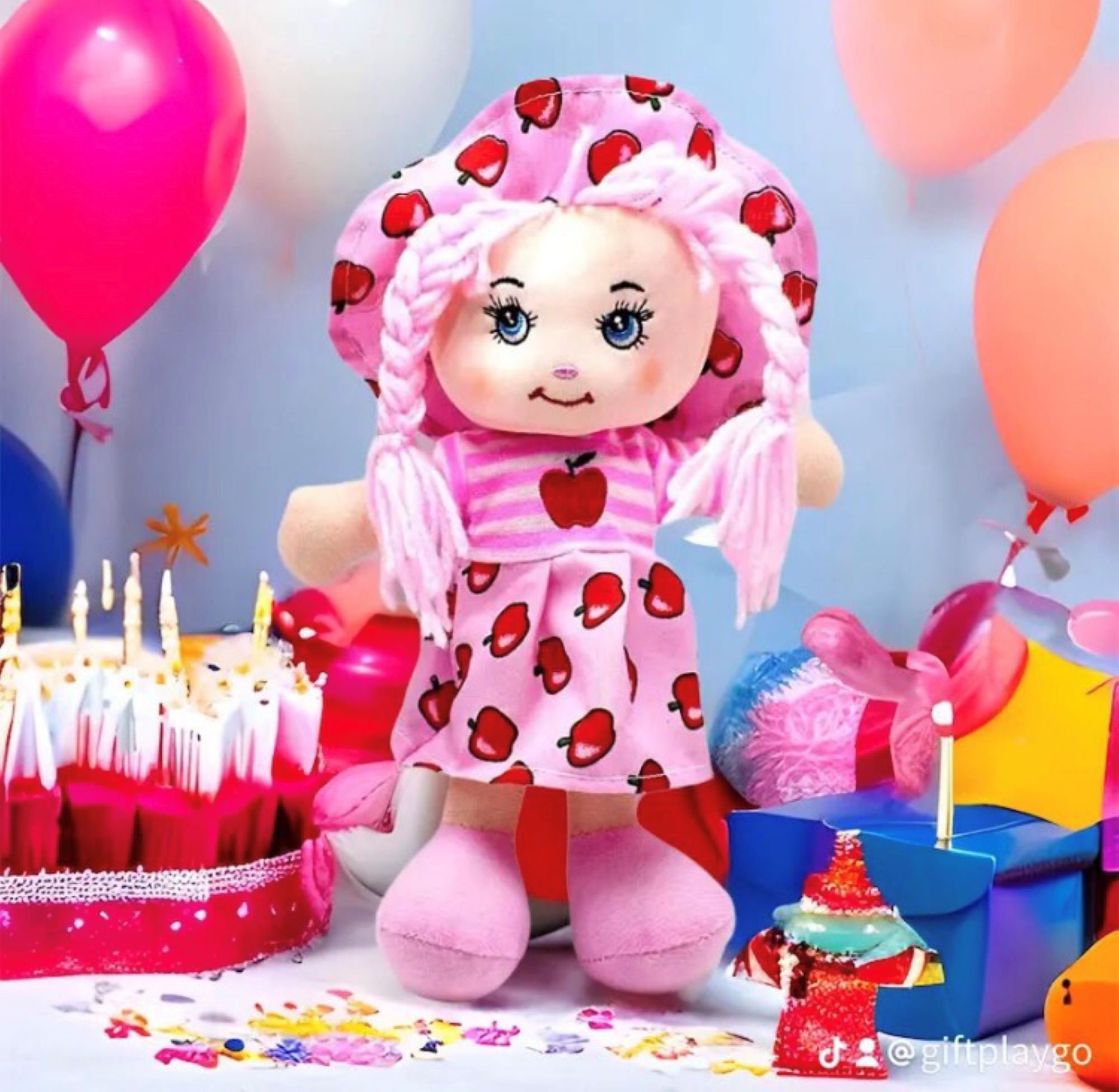 First Rag Doll With Soft Cloth Learning Book, First Doll, Baby Girl ...