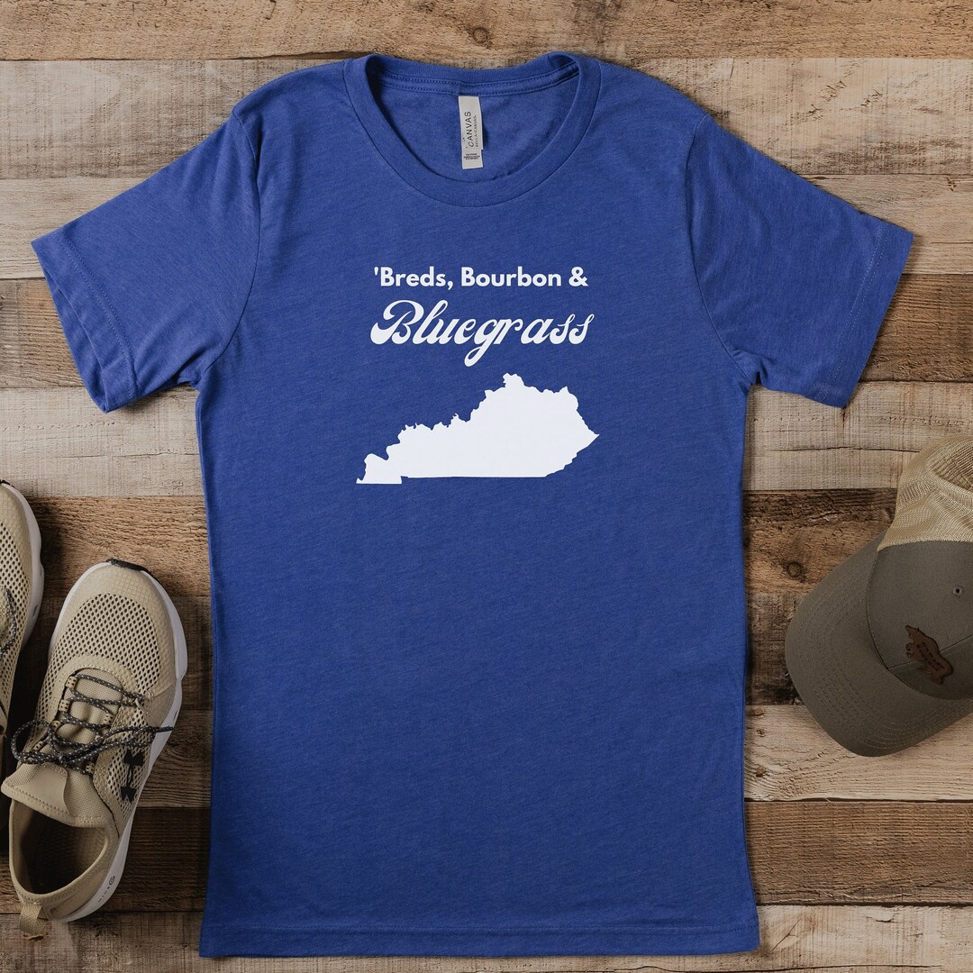 Kentucky Shirt, Breds Bourbon & Bluegrass T Shirt, KY T-shirt, Graphic ...