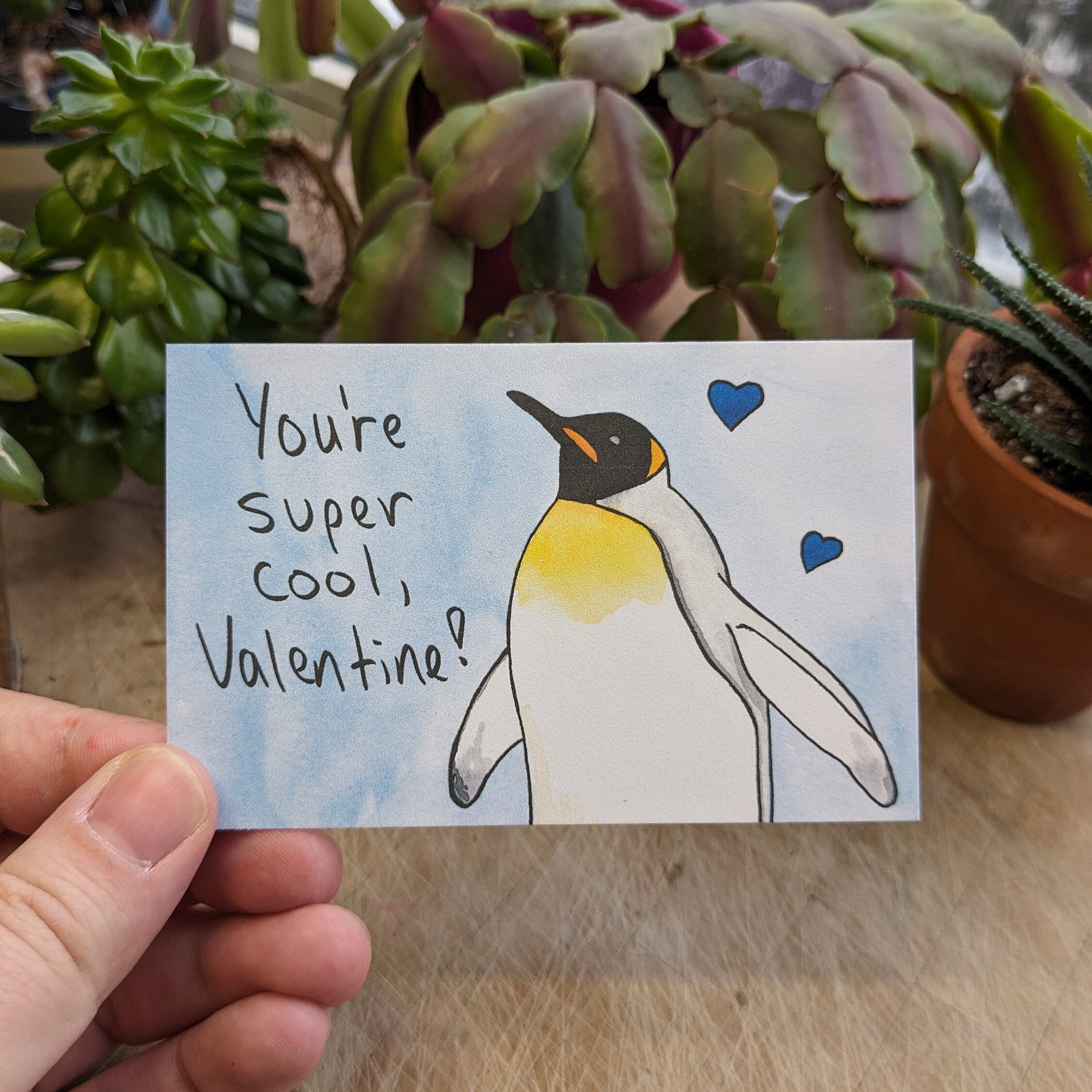 Printable Valentine Punny Animal Kids Classroom Valentine's Digital ...