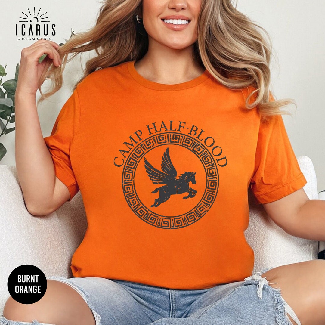 Camp Half Blood Shirt, Percy Jackson Merch, Book Lover Gift, Olympians ...