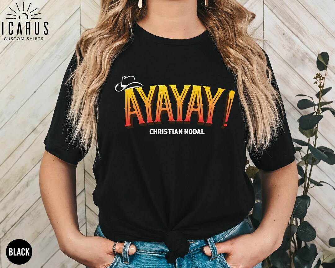 Ayayay Christian Nodal Shirt, Christian Nodal 2023 Tour Concert Merch ...