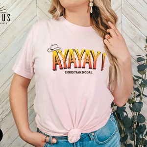 Ayayay Christian Nodal Shirt, Christian Nodal 2023 Tour Concert Merch ...