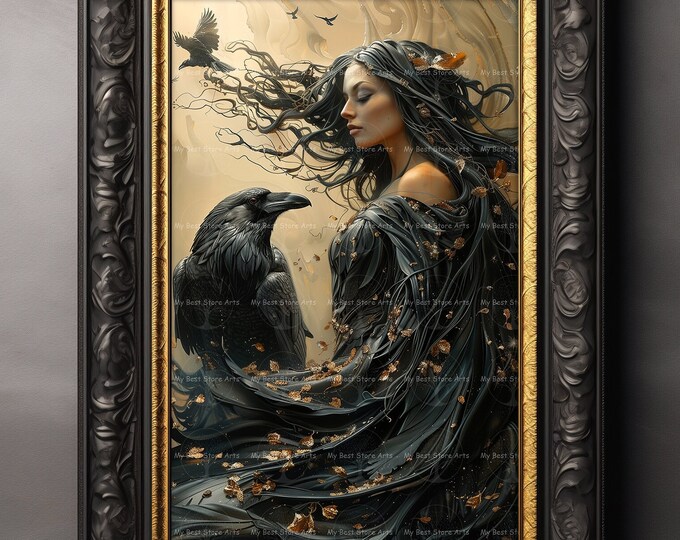 Hades and Persephone Art Print - Dark Academia Poster, Gothic Love Wall ...