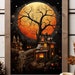 Tree and Moon Fine Art Print, Whimsical Landscape Wall Decor, Fantasy ...