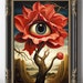 Flower Eye Surreal Fantasy Art Print Whimsical Gothic Poster, Magical ...