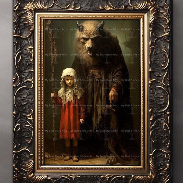 Little Red Riding Hood Picture - Etsy