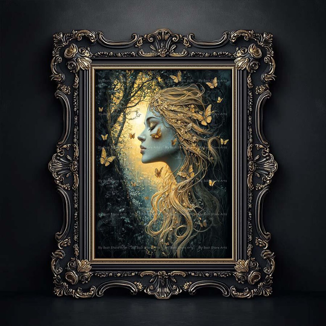 Etain Art Print - Celtic Deity Picture, Mystical Pagan Wall Decor ...