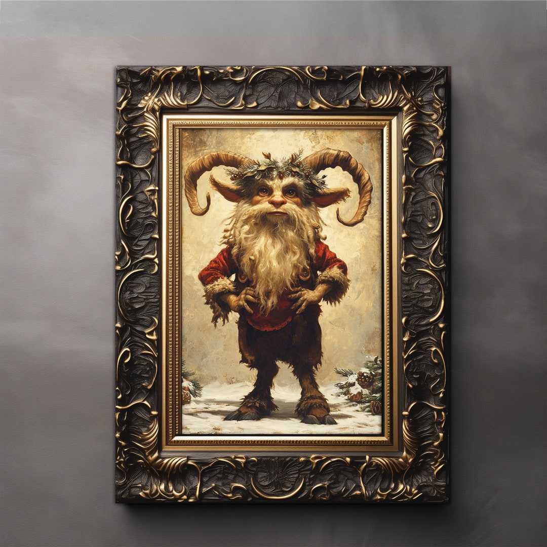 Cute Satyr Fine Art Print Fantasy Greek Mythology Picture, Witchy Dark ...