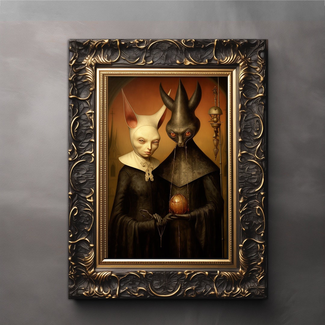 Oddity Fine Art Print, Gothic Art, Dark Academia, Macabre Ritual Poster ...