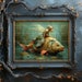 Fairy and Fish Art Print Fantasy Cottagecore Picture, Pond Fae Poster ...