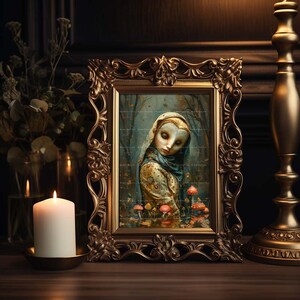 Owl Fae Art Print - Fantasy Fairy, Cottagecore Picture, Fae Poster ...