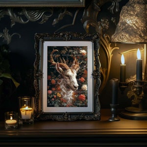 Kirin Fine Art Print - Fantasy Half Dragon, Cottagecore, Magical Qilin ...